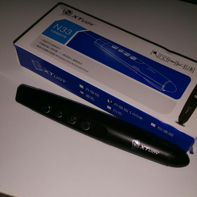 XTUDY Presentation Clicker with Laser Pointer, Computers & Tech, Parts ...