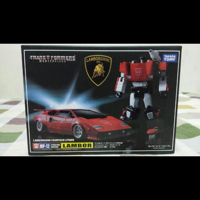 Transformers Masterpiece MP-12 Lambor Sideswipe KO, Hobbies & Toys ...