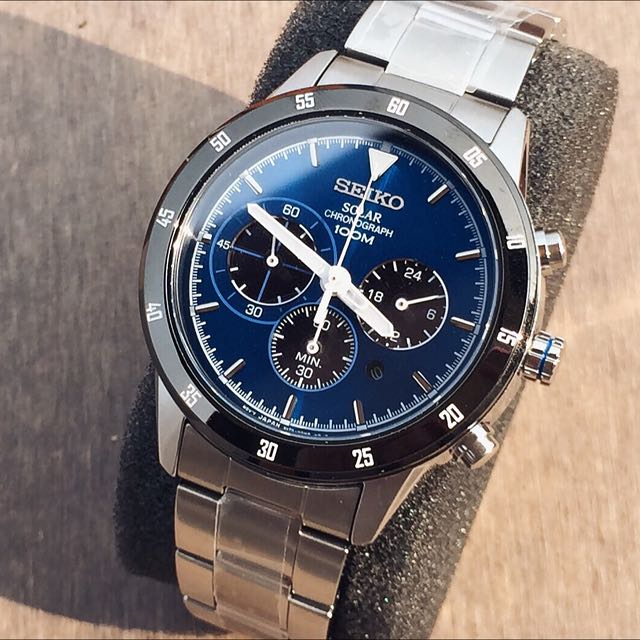 (NEW!)Seiko Solar Power Chronograph Man Watch SSC333P1, Men's Fashion ...