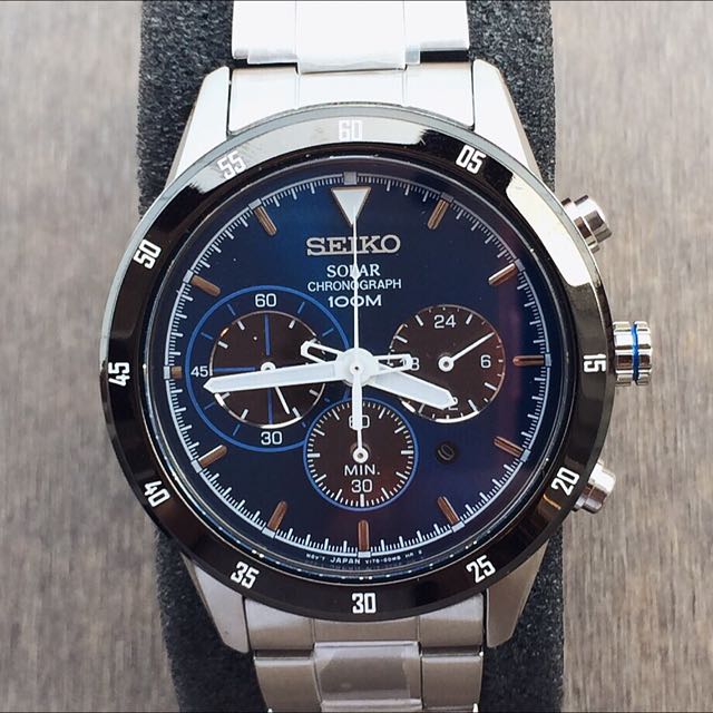 (NEW!)Seiko Solar Power Chronograph Man Watch SSC333P1, Men's Fashion ...