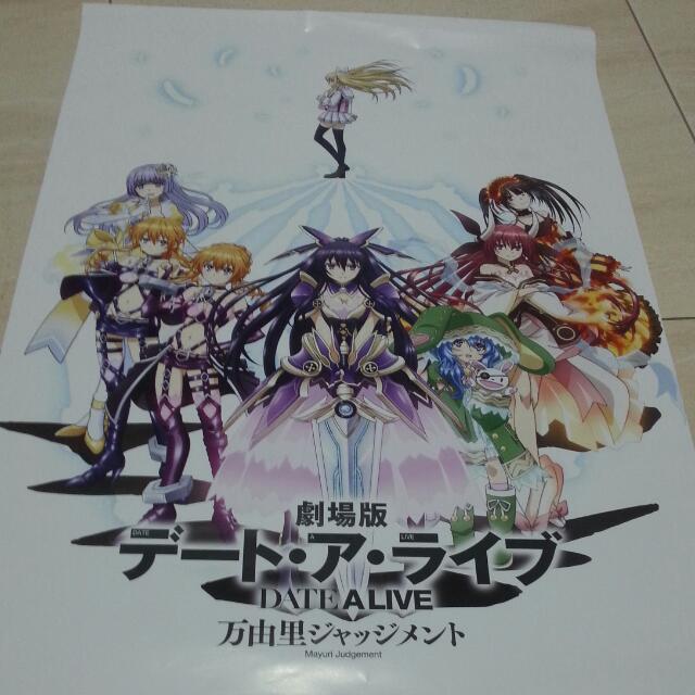 Date A Live Movie Poster A2 Size, Hobbies & Toys, Memorabilia ...