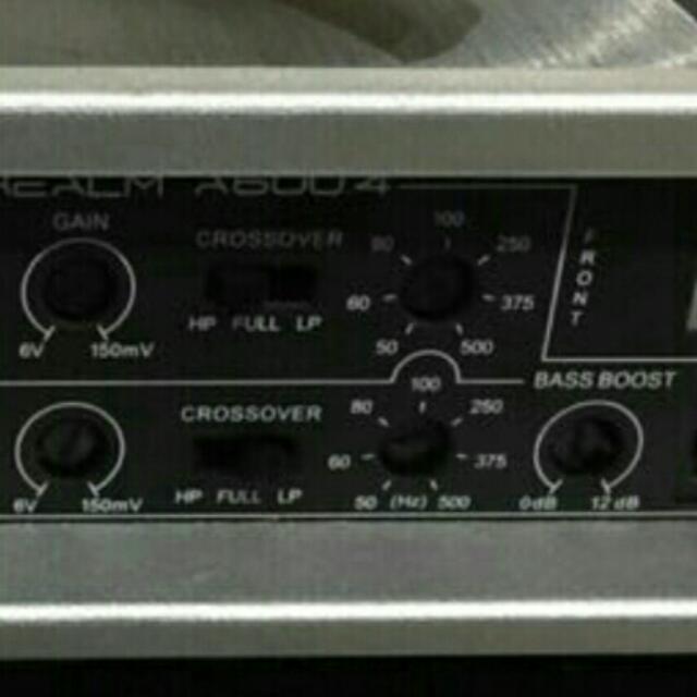 Realm By Scosche A600.4 600-Watt, 4-Channel Amplifier (Used), Cars on ...