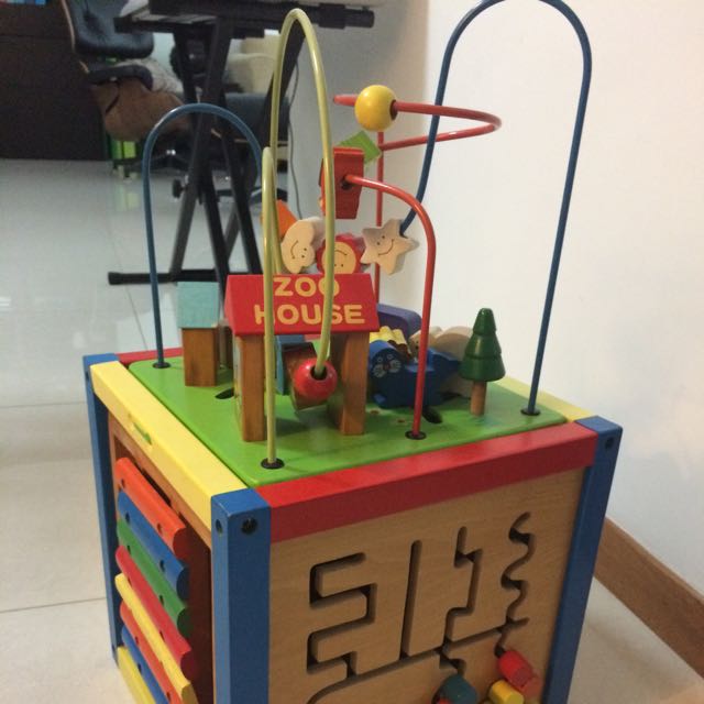 Wooden Activity Centre Box, Babies & Kids, Baby Nursery & Kids ...