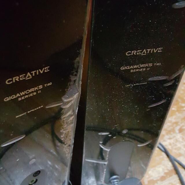 Creative Gigaworks T40 Series II 2.0 Multimedia Speaker System with ...