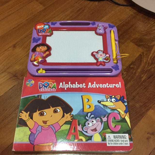Dora The Explorer Book & Writing Board, Hobbies & Toys, Books ...