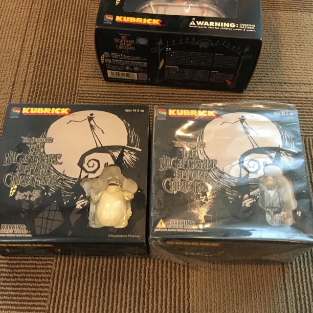 Medicom Japan Kubrick Nightmare Before Christmas: Set A/B/C/D, Hobbies ...