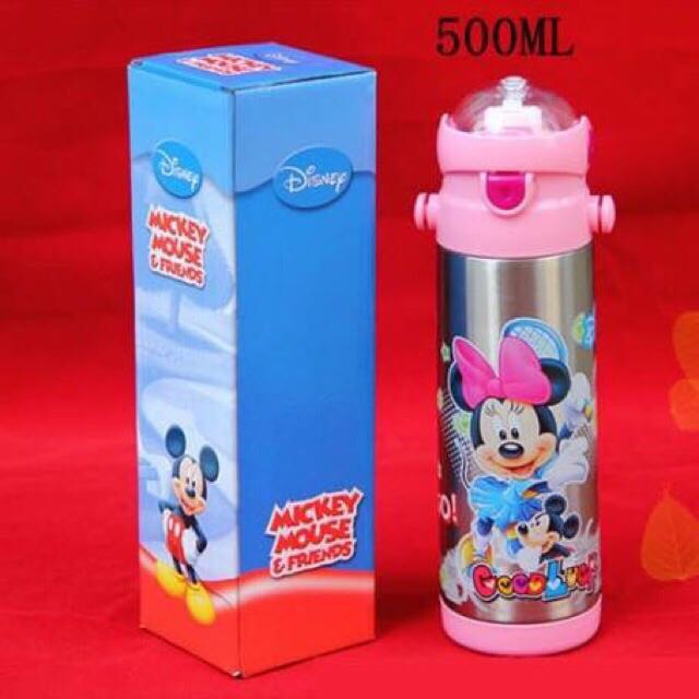 Disney (Mickey & Mini Mouse) 500ml Thermal Flask / Water Bottle, Babies ...