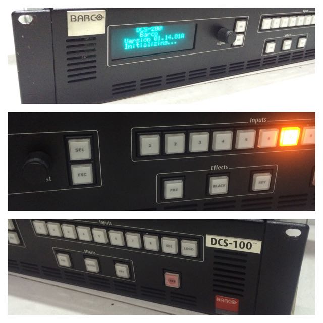 Reserved- Barco DCS 100 Seamless SW with Preview Out & HD-SDI input ...