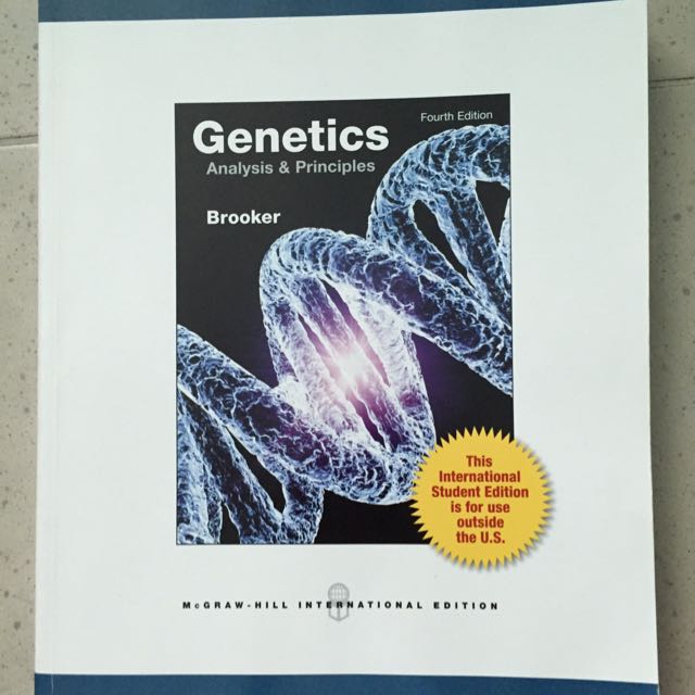 Genetics - Analysis & Principles (Brooker 4th Edition), Hobbies & Toys ...