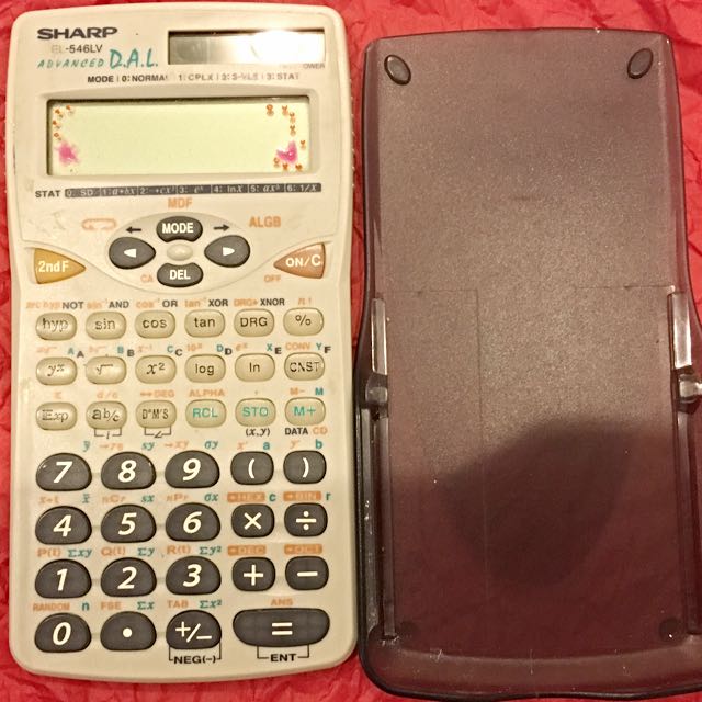 Used Sharp Scientific Calculator EL-645LV, Everything Else on Carousell