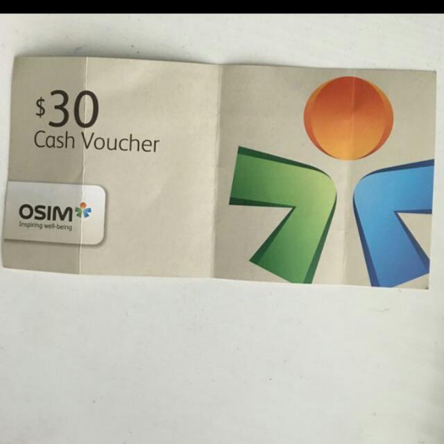 $30 OSIM GIFT VOUCHER, Tickets & Vouchers, Vouchers on Carousell