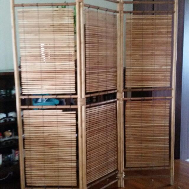 Ikea Bamboo Partition, Furniture & Home Living, Furniture, Shelves ...