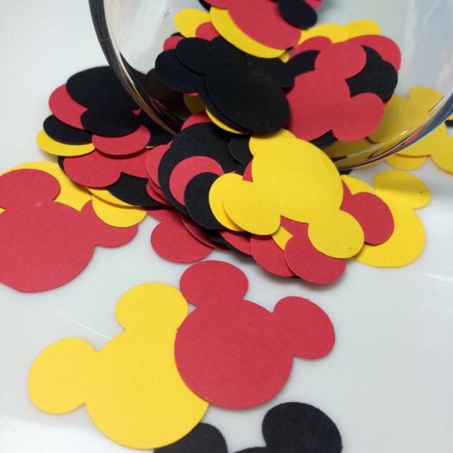Mickey Mouse Paper Punch Out / Punchies, Hobbies & Toys, Stationery ...