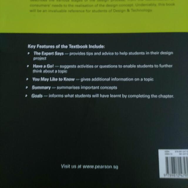 Design And Technology Textbook For Lower Secondary, Hobbies & Toys ...