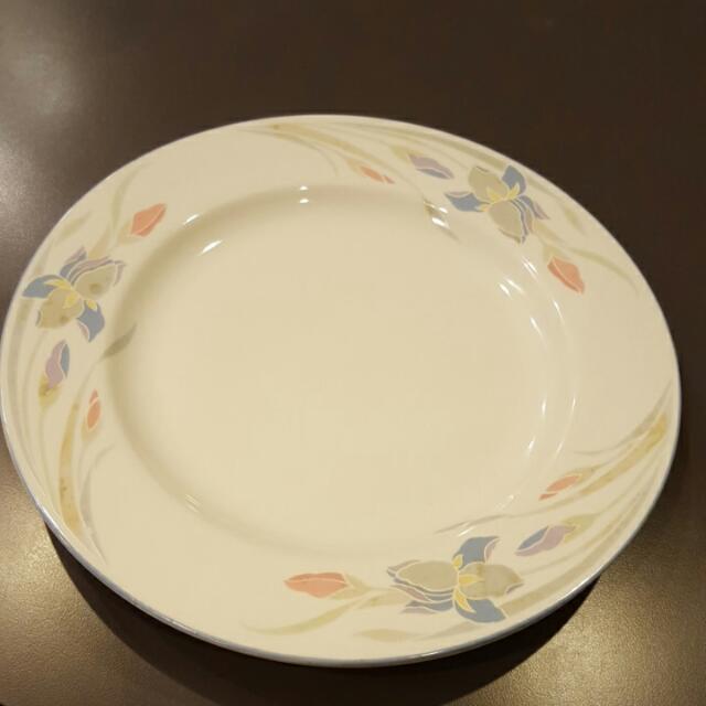 Vintage Excel China Dinnerware Fresh Flowers Bouquet Iris Collection ...