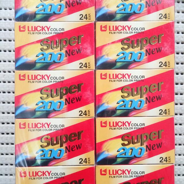 Expired 35mm Film - Lucky Super 200, Photography, Cameras on Carousell