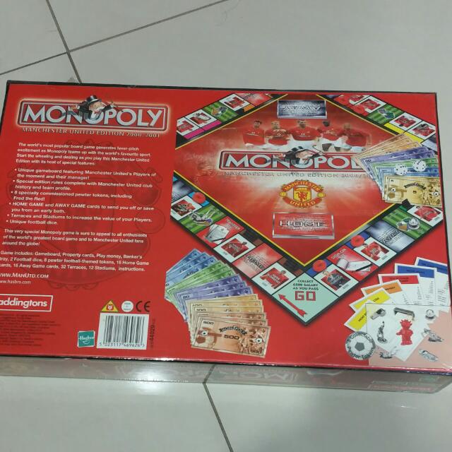 Monopoly Manchester United Edition, Hobbies & Toys, Toys & Games on ...
