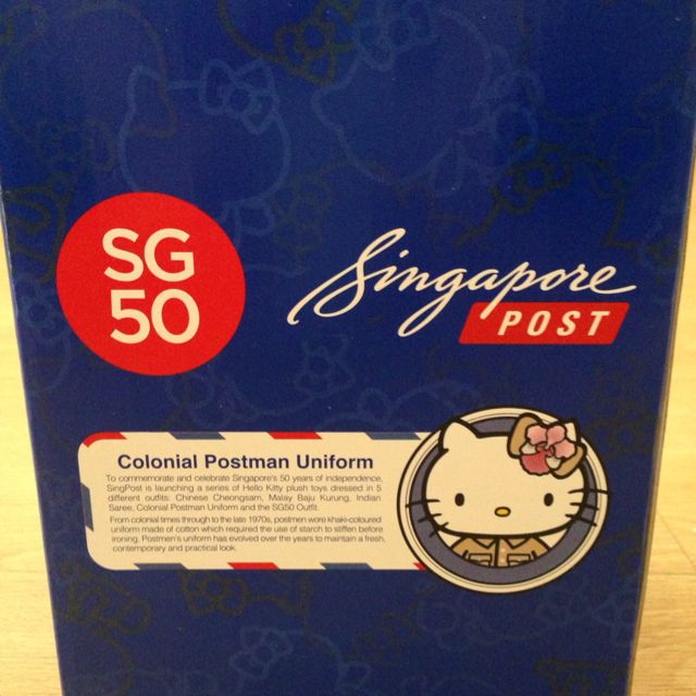 SG 50 Colonial Postman Uniform Hello Kitty, Everything Else on Carousell