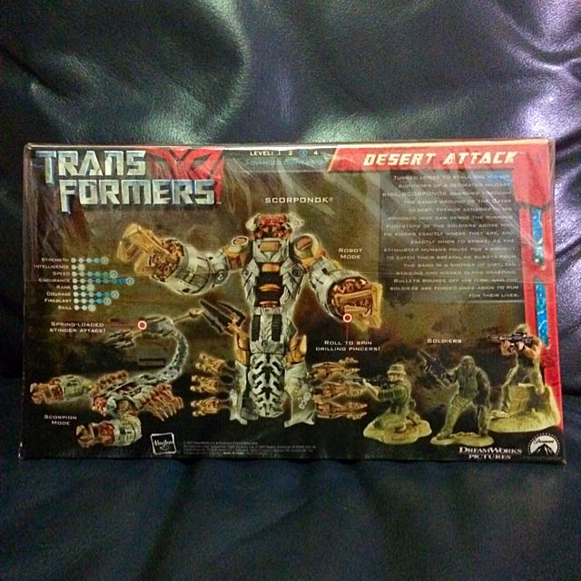Transformers Desert Attack Scorponok. MISB, Hobbies & Toys, Toys ...