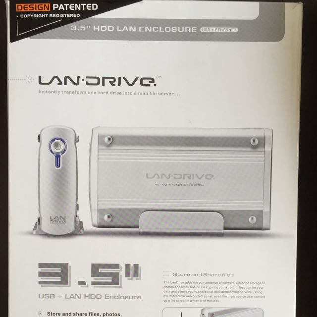 3.5" HDD LAN Enclosure, Computers & Tech, Parts & Accessories ...