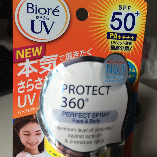 Brand New Biore Sun Block (Spray), Beauty & Personal Care, Face, Face ...