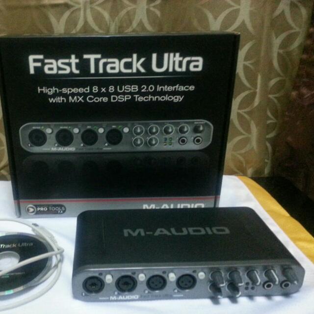 (Reserved) M-Audio Fast Track Ultra, Computers & Tech, Parts ...