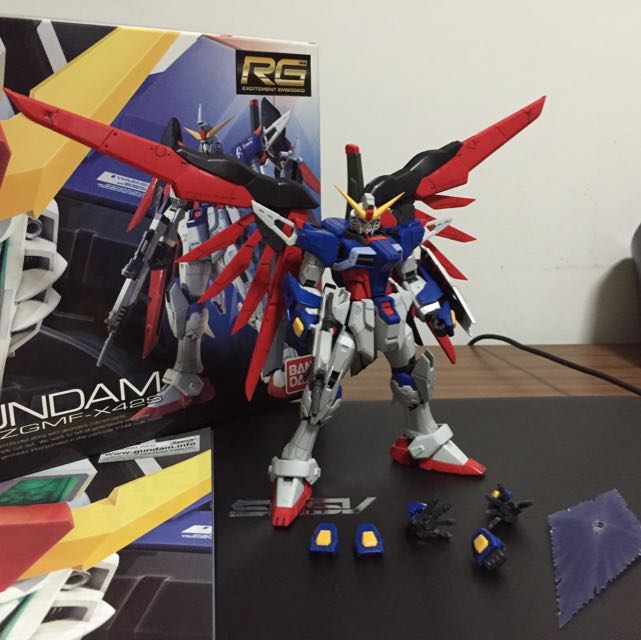 RG Destiny Gundam (built) Bandai [reserved], Hobbies & Toys, Toys ...