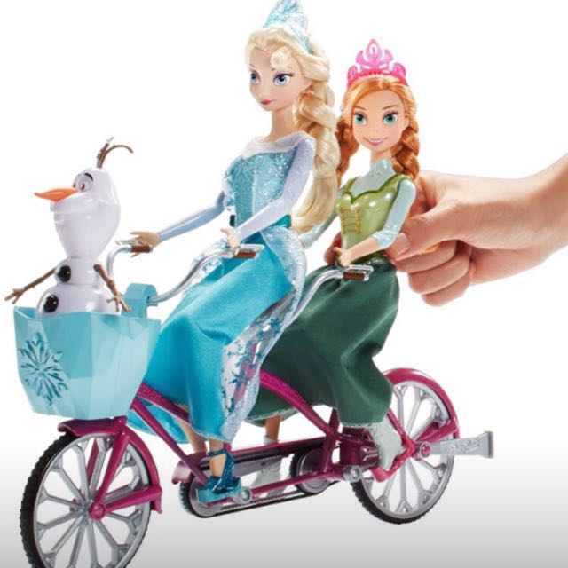 Disney Frozen Elsa And Anna Musical Bicycle Playset, Hobbies & Toys, Toys & Games on Carousell