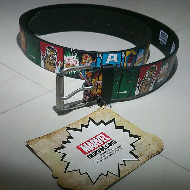 Marvel Comics Super heroes Belt, Men's Fashion, Bottoms, Swim Trunks ...