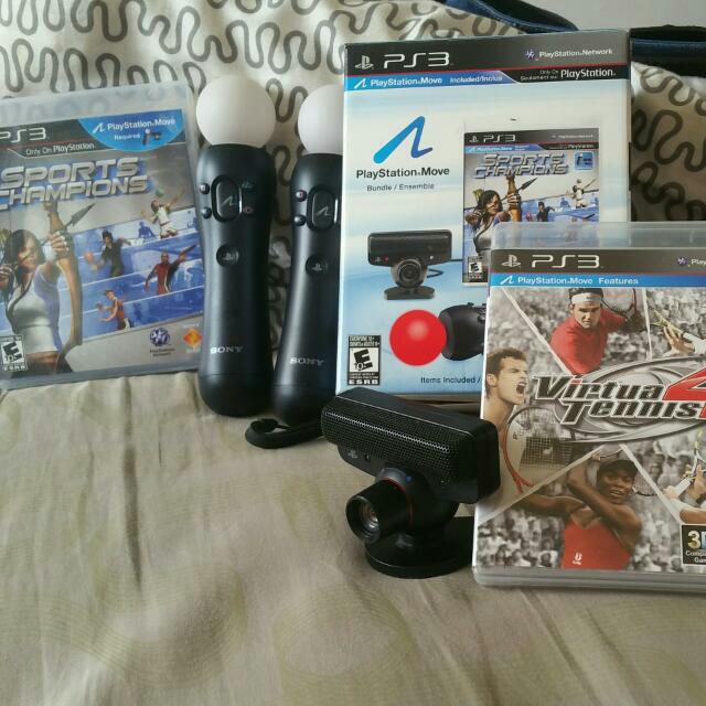 PS3 Move Set, Hobbies & Toys, Toys & Games on Carousell