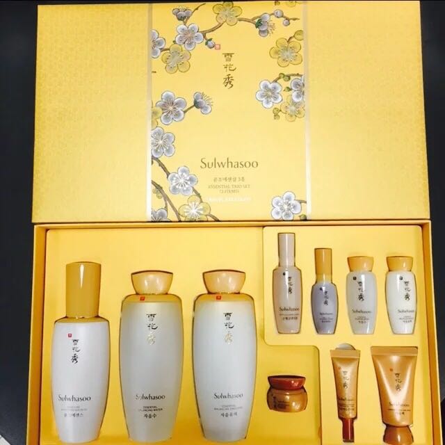 Korea Sulwhasoo Essential Trio Set, Beauty & Personal Care, Face, Face ...