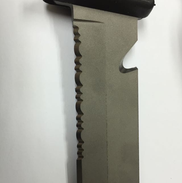 Titanium Military Diving Knife, Sports Equipment, Hiking & Camping on ...