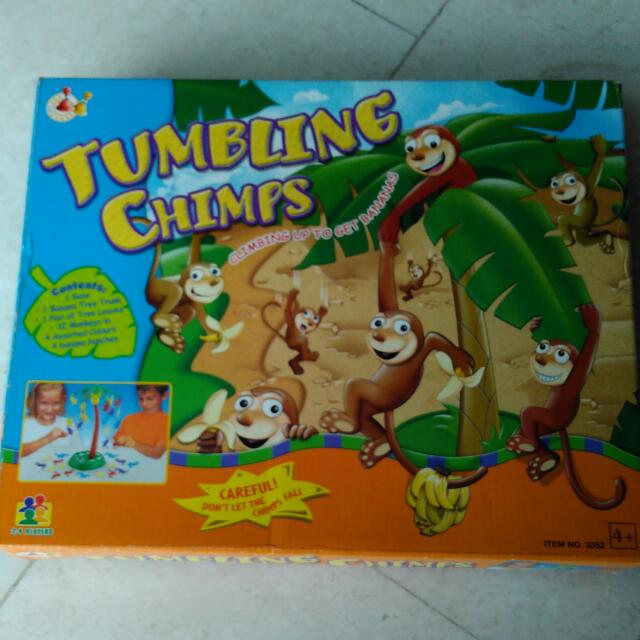Tumbling Chimps Game For Kids (Used), Hobbies & Toys, Toys & Games on ...