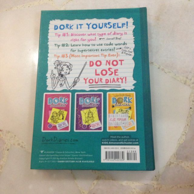 Dork Diaries 3 1/2: How To Dork Your Diaries, Hobbies & Toys, Books ...