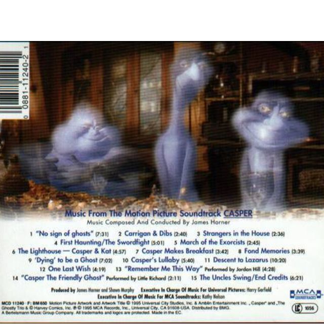 Original Soundtrack from the motion picture "Casper", Computers & Tech ...