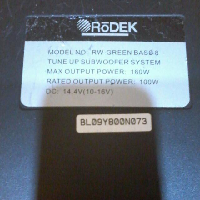 Rodek Active Subwoofer, Mobile Phones & Gadgets, Wearables & Smart ...