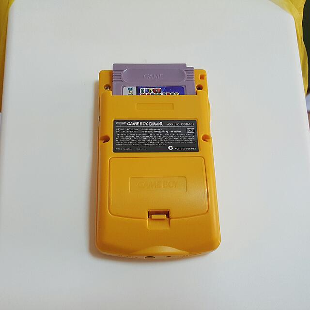 Game Boy Color Yellow, Hobbies & Toys, Toys & Games on Carousell