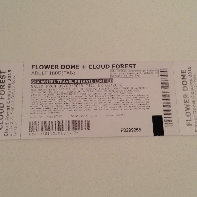 Gardens by the Bay (Flower Dome + Cloud Forest) Ticket, Tickets ...
