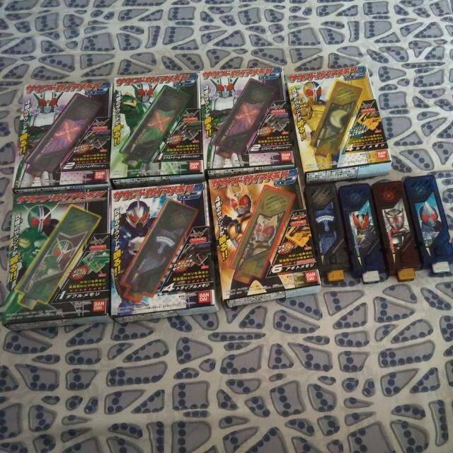 KAMEN RIDER DOUBLE W FOURZE OOO GAIA MEMORY GAIAMEMORY SWITCH MEDAL ...