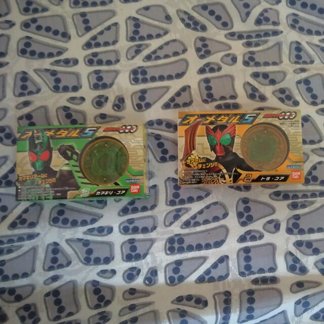 KAMEN RIDER DOUBLE W FOURZE OOO GAIA MEMORY GAIAMEMORY SWITCH MEDAL ...