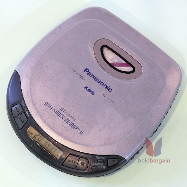 Panasonic SL-S230 Portable CD CDRW Compact Disc Player Discman Made in ...
