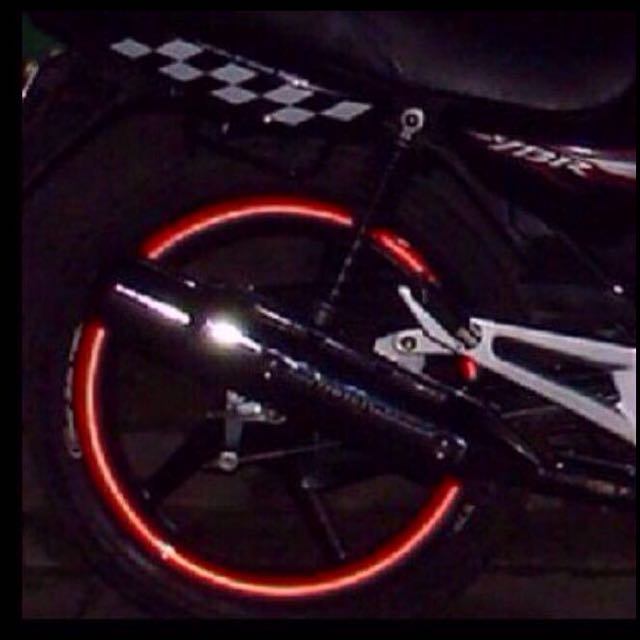 Reflective Rim Decal, Motorcycles, Motorcycle Accessories on Carousell