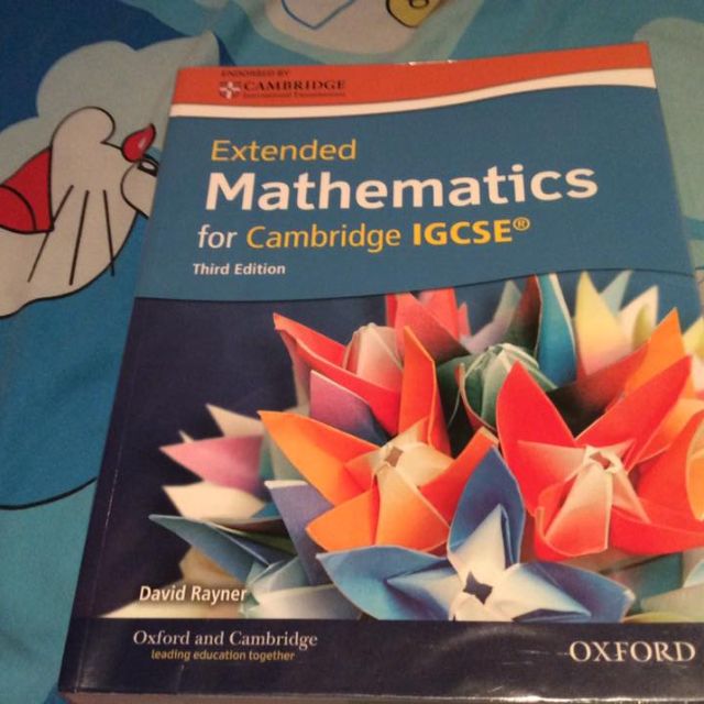 Igcse Math Extended Core Third Edition Hobbies And Toys Books And Magazines Textbooks On Carousell