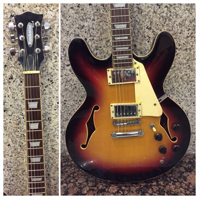 Rockstar Semi-hollow ES-335 Copy Electric Guitar, Hobbies & Toys, Music ...
