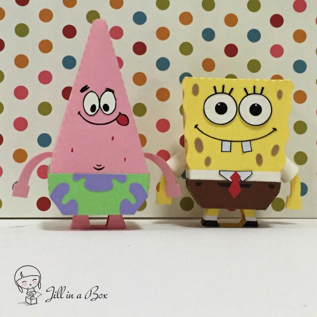 Spongebob And Patrick Gift Boxes, Hobbies & Toys, Toys & Games on Carousell