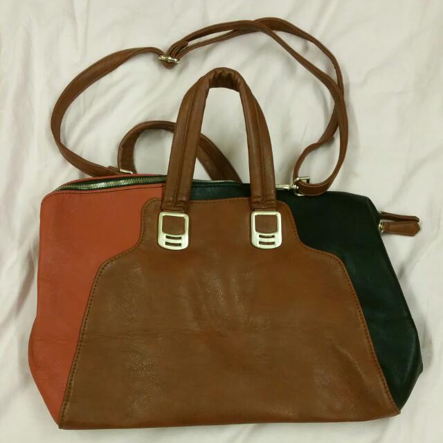 3-tone Color Bag, Women's Fashion, Bags & Wallets, Cross-body Bags on ...
