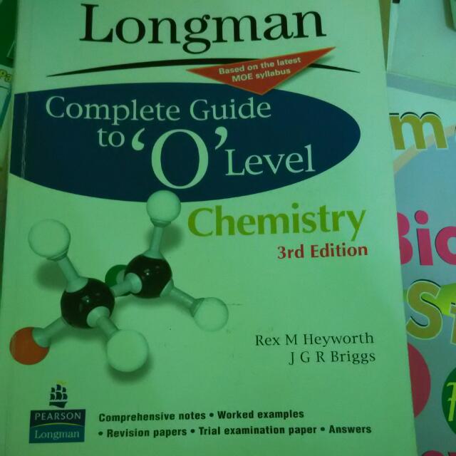 Chemistry Complete Guide To O Level, Hobbies & Toys, Books & Magazines ...