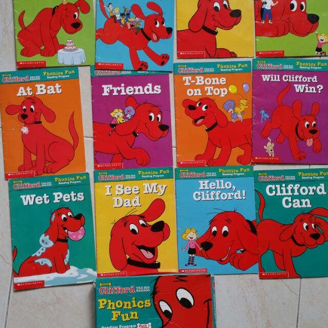 Clifford The Big Red Dog Phonics Fun Reading Program Pack 1 ( 12 Books ...