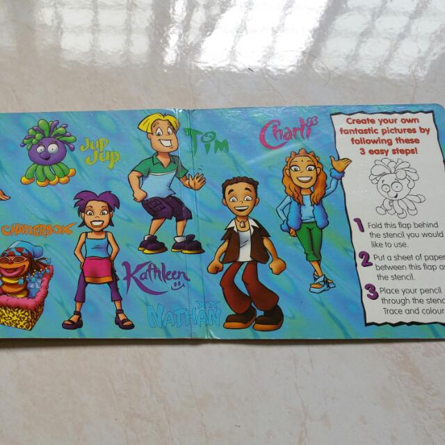 Hi 5 Stencilling Book, Hobbies & Toys, Toys & Games on Carousell