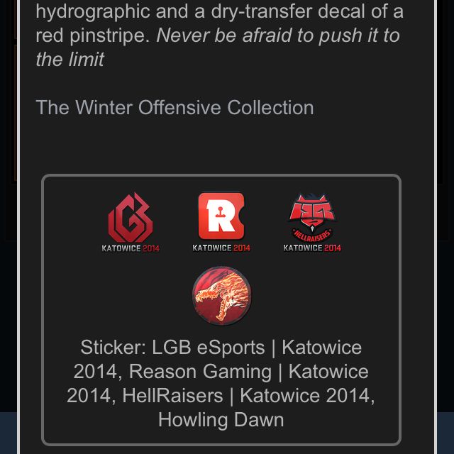 AWP Redline MW 3 KATO 2014 STICKERS AND HOWLING DAWN, Hobbies & Toys ...
